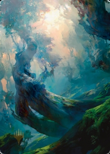 Forest (Signed)(Zendikar Rising)(21/81) | Art Series English Regular ...