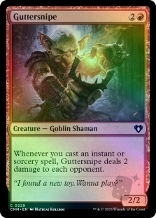 Guttersnipe Commander Masters English Foil Singles Magic The Gathering