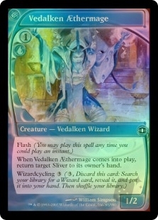 ヴィダルケンの霊気魔道士 (Vedalken Æthermage) | Future Sight Japanese Foil Singles ...