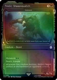 Toxic Sheepsquatch (Gemrazer) (Showcase) | Universes Beyond: Fallout ...
